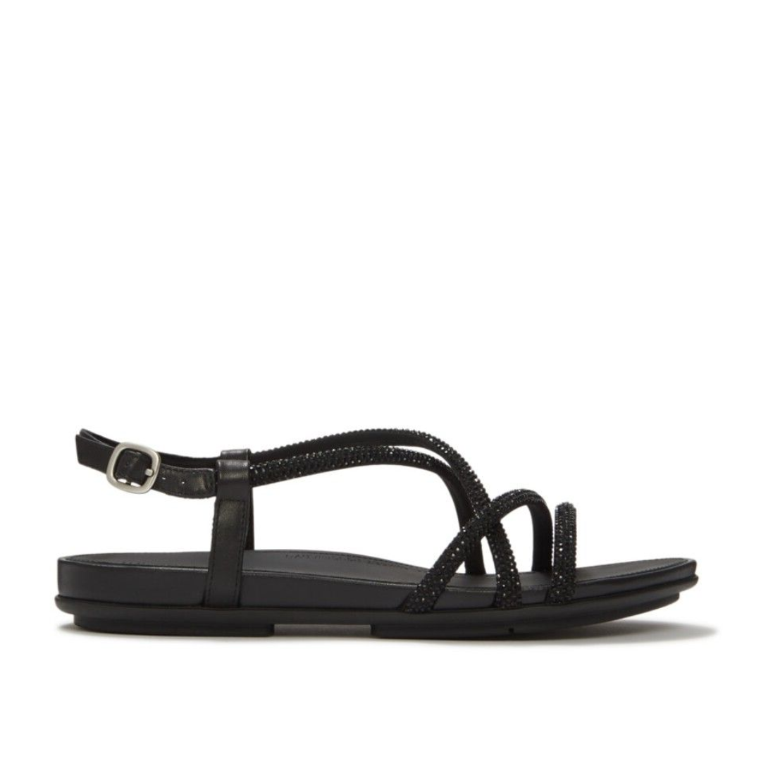FitFlop - GRACIE Crystal Strappy Back-Strap Sandals – Shoetopia